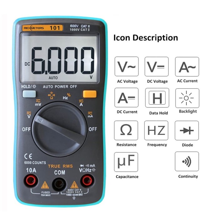 Mengenal Simbol AC Dan DC Pada Multimeter